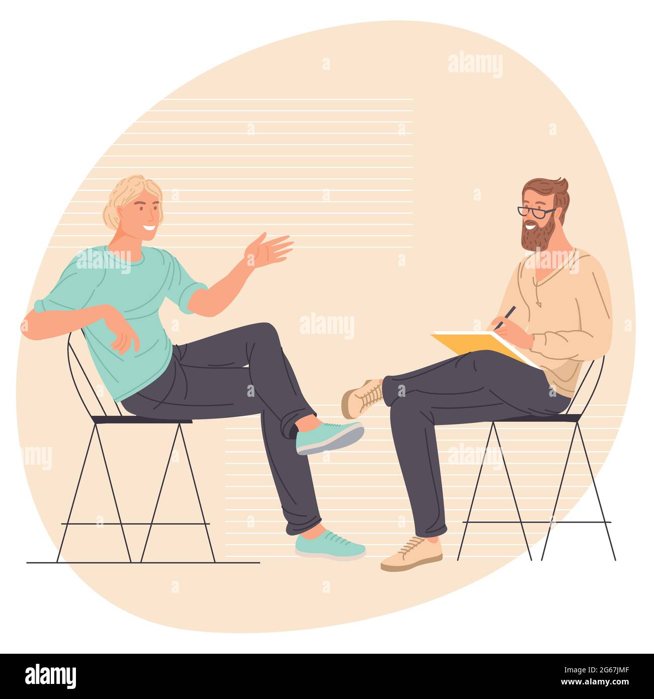 Patient doctor problem Cut Out Stock Images & Pictures - Alamy