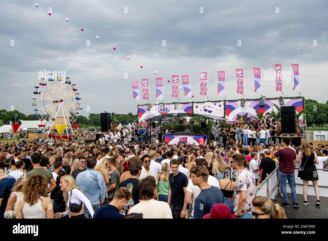 The chin chin festival in Amsterdam, Netherlands, on July 03, 2021. The ...