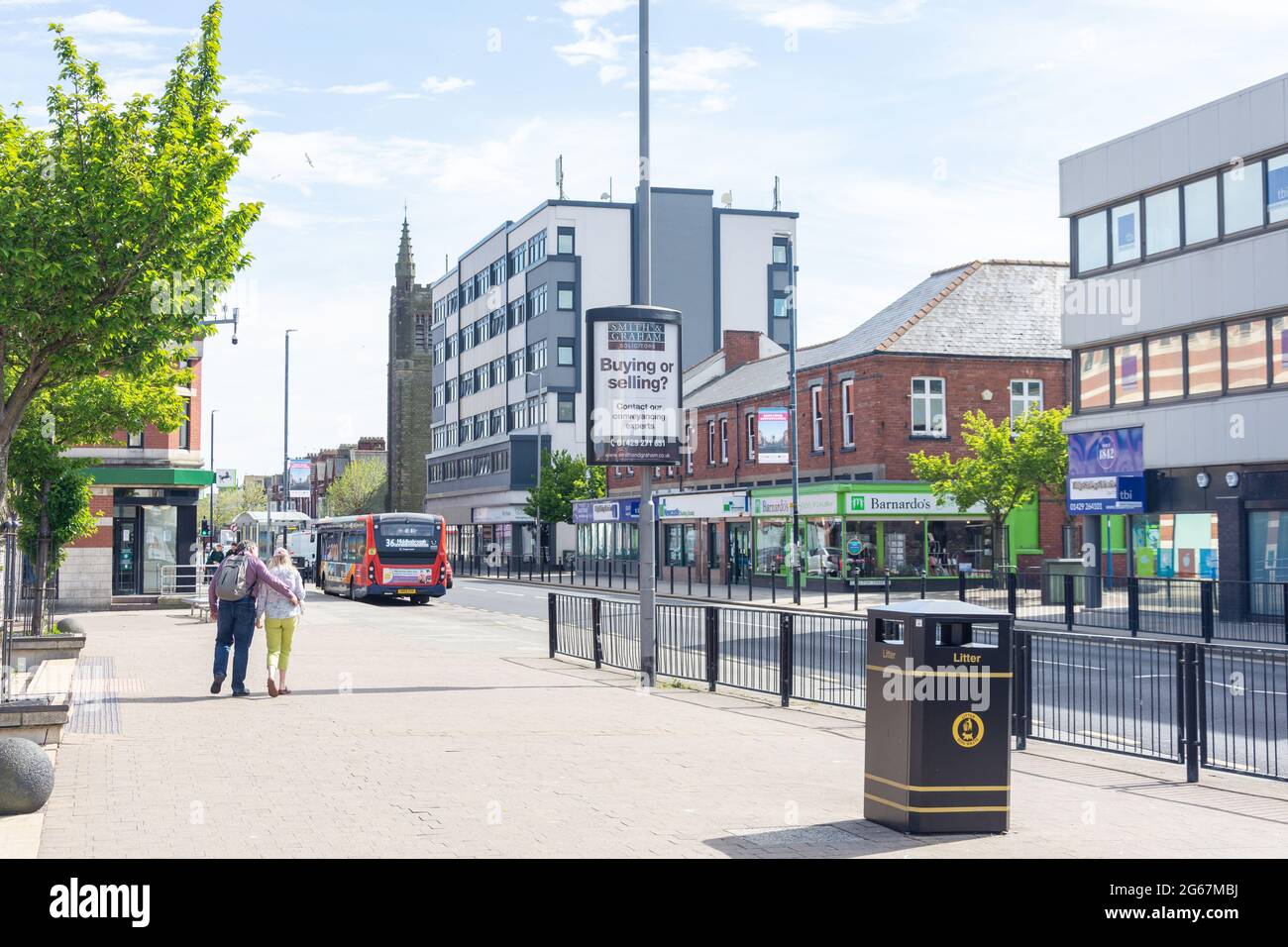 Hartlepool shopping centre hi-res stock photography and images - Alamy