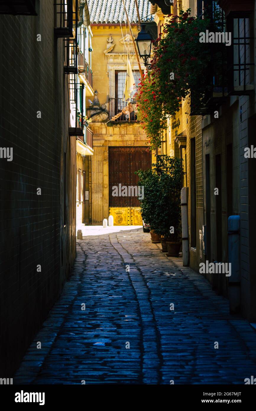 Seville Spain July 02, 2021 Urban landscape of the city of Seville, an ...