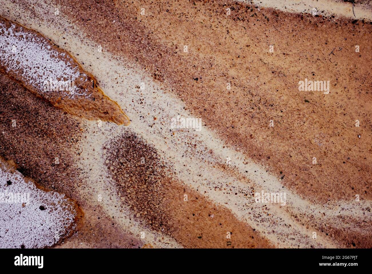 Abstract sand texture at kaolin mine Stock Photo - Alamy