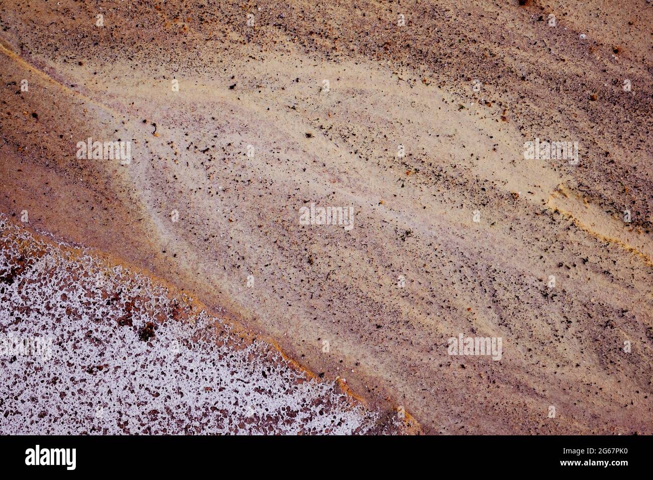 Abstract sand texture at kaolin mine Stock Photo - Alamy