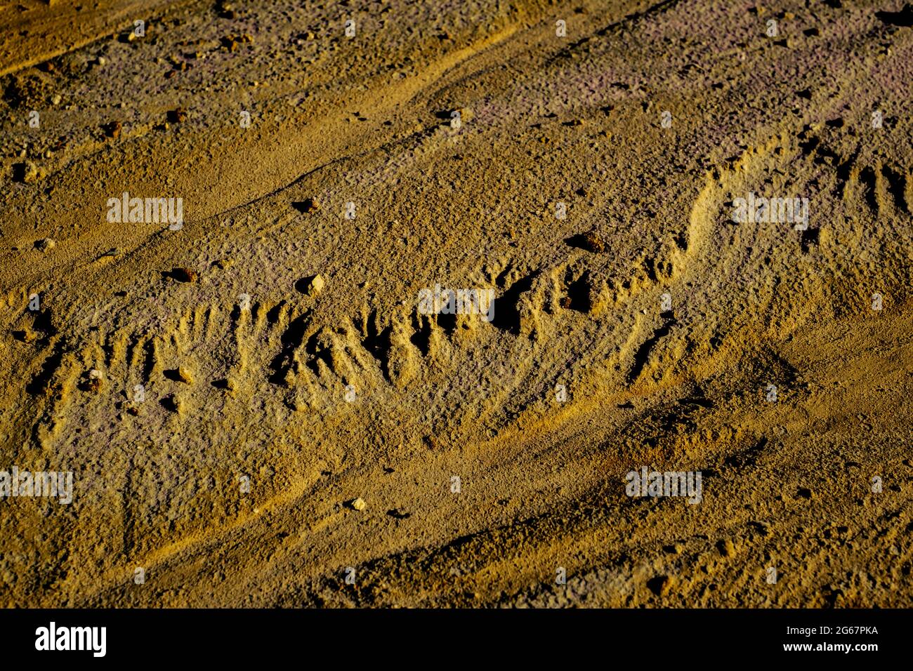 Abstract sand texture at kaolin mine Stock Photo - Alamy