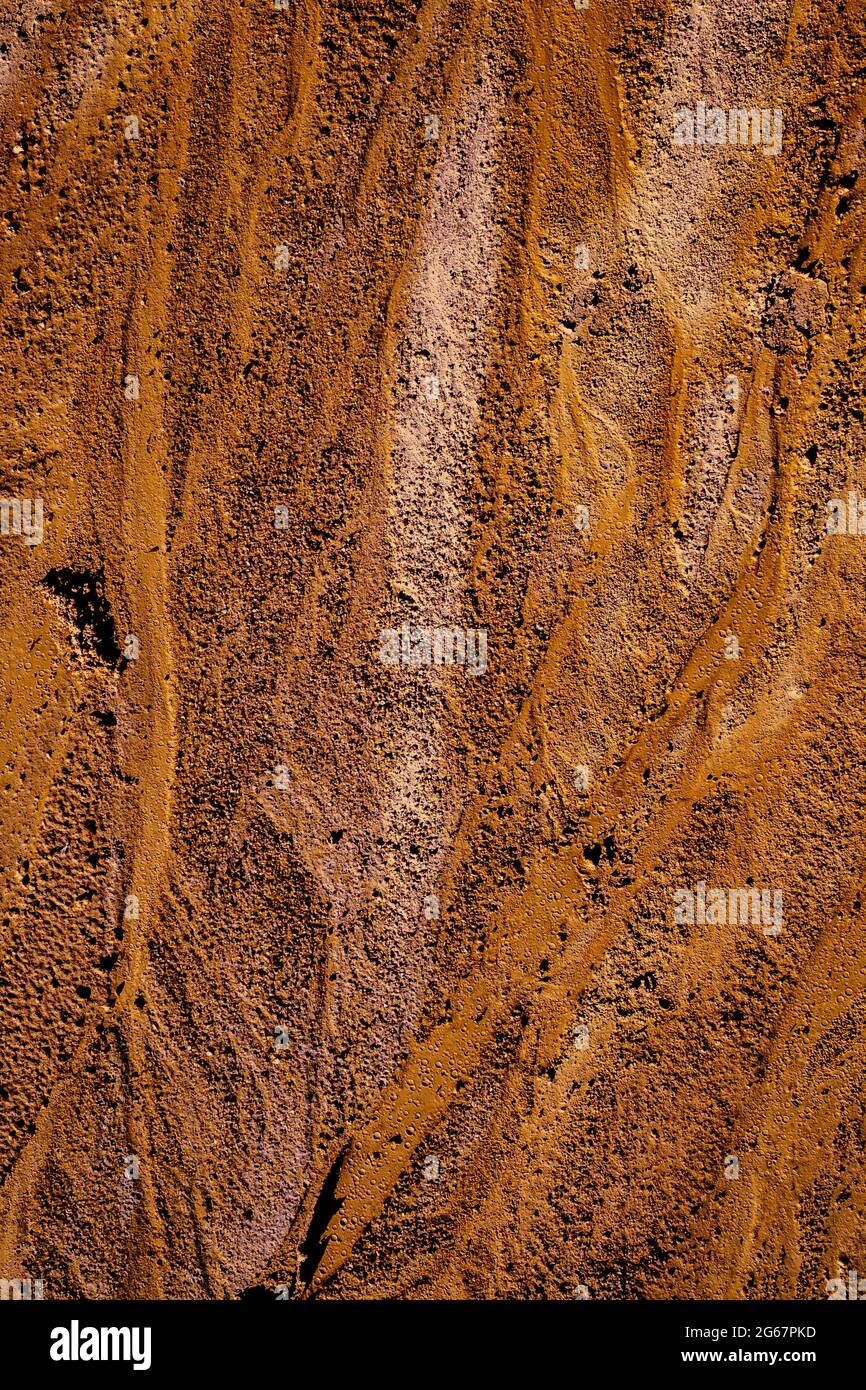 Abstract sand texture at kaolin mine Stock Photo - Alamy