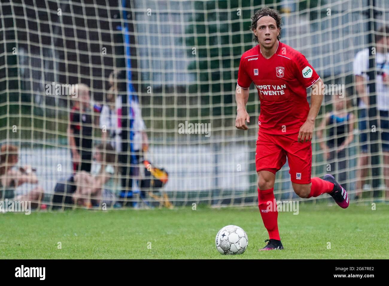 ENSCHEDE, NETHERLANDS - JULY 3: Giovanni Troupee of FC Twente controlls ...