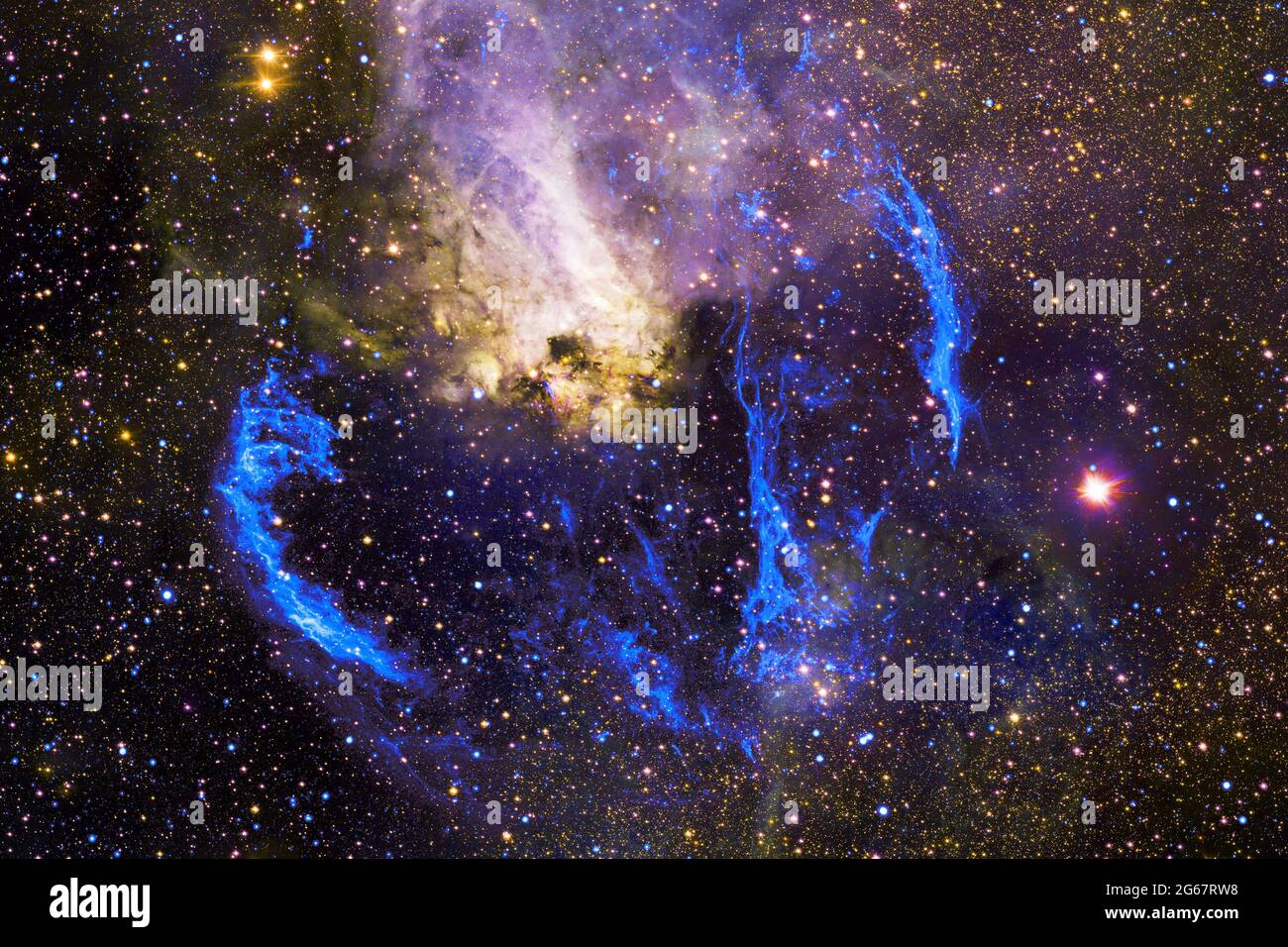 Cluster of stars. Starfield. Nebula. Elements of this image furnished ...