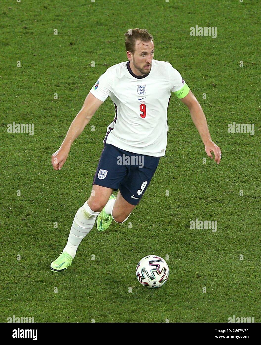 England's Harry Kane during the UEFA Euro 2020 Quarter Final match at ...