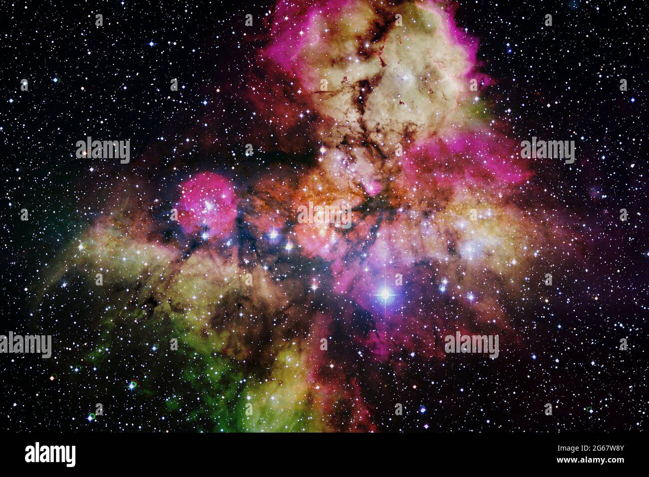 Outer space. Science fiction cosmos. Elements of this image furnished ...