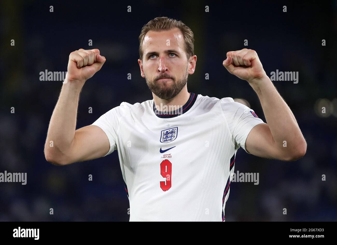 England's Harry Kane celebrates after the UEFA Euro 2020 Quarter Final ...