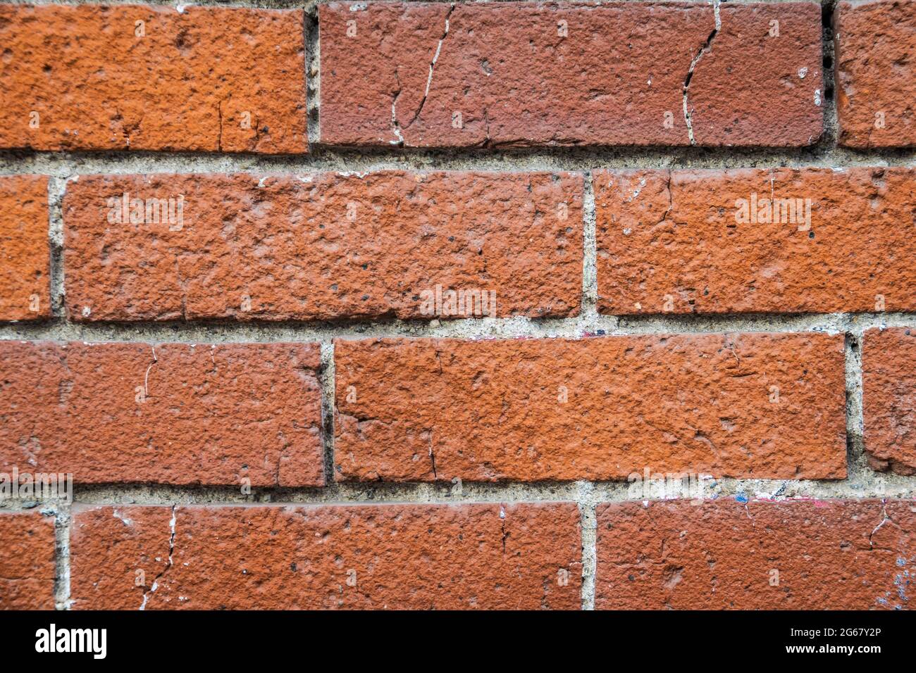 Close up of a red brick wall background Stock Photo - Alamy