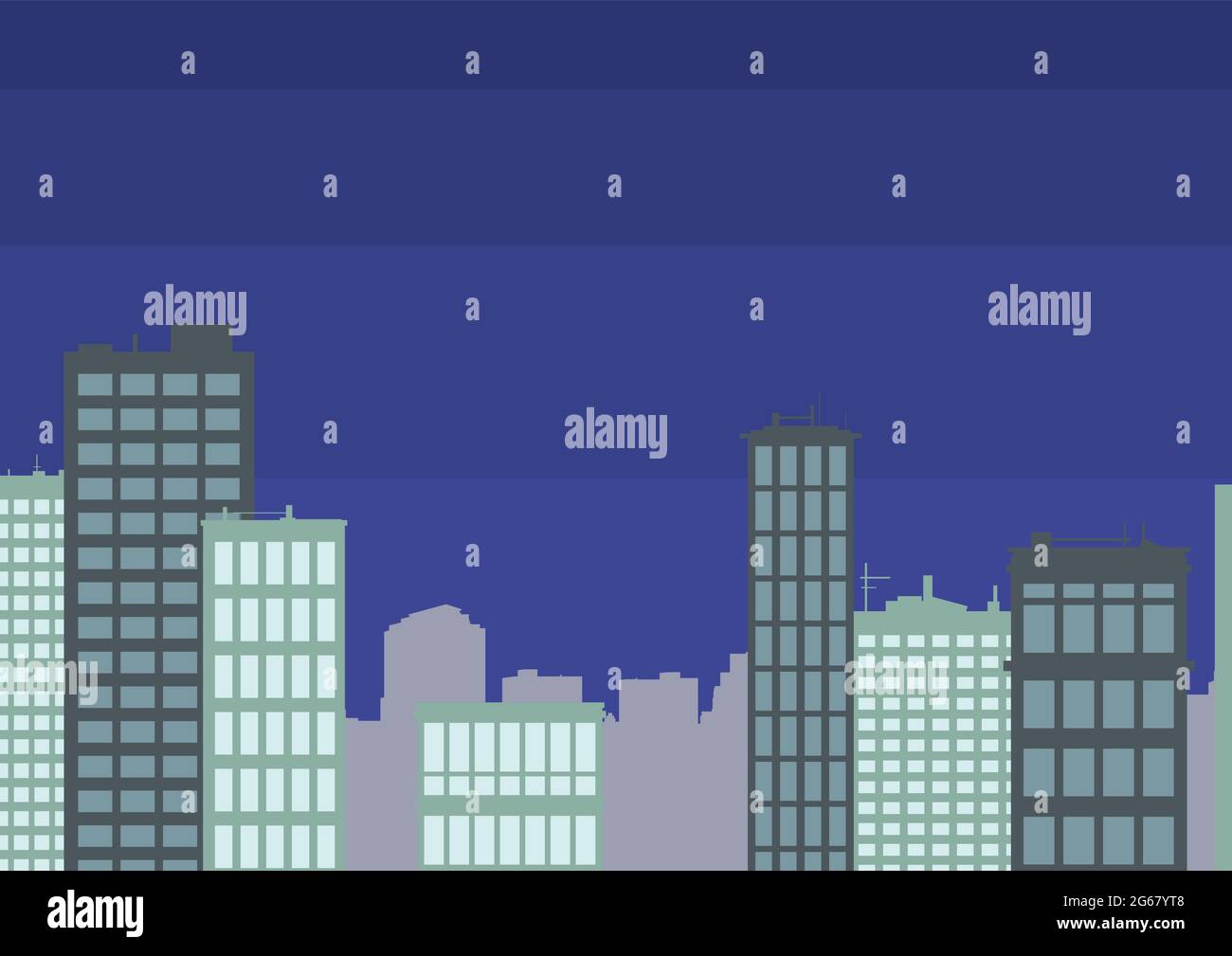 High rise building night window Stock Vector Images - Alamy