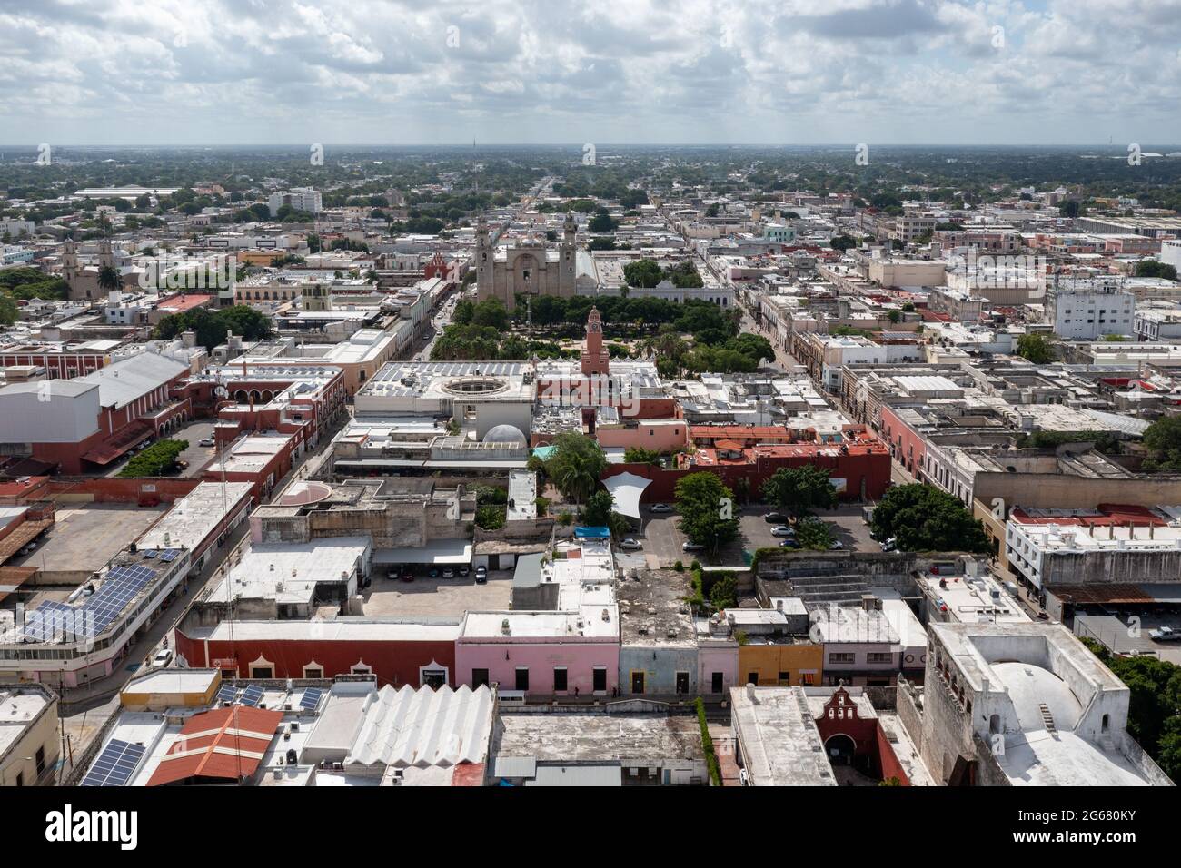Merida yucatan aerial hi-res stock photography and images - Alamy