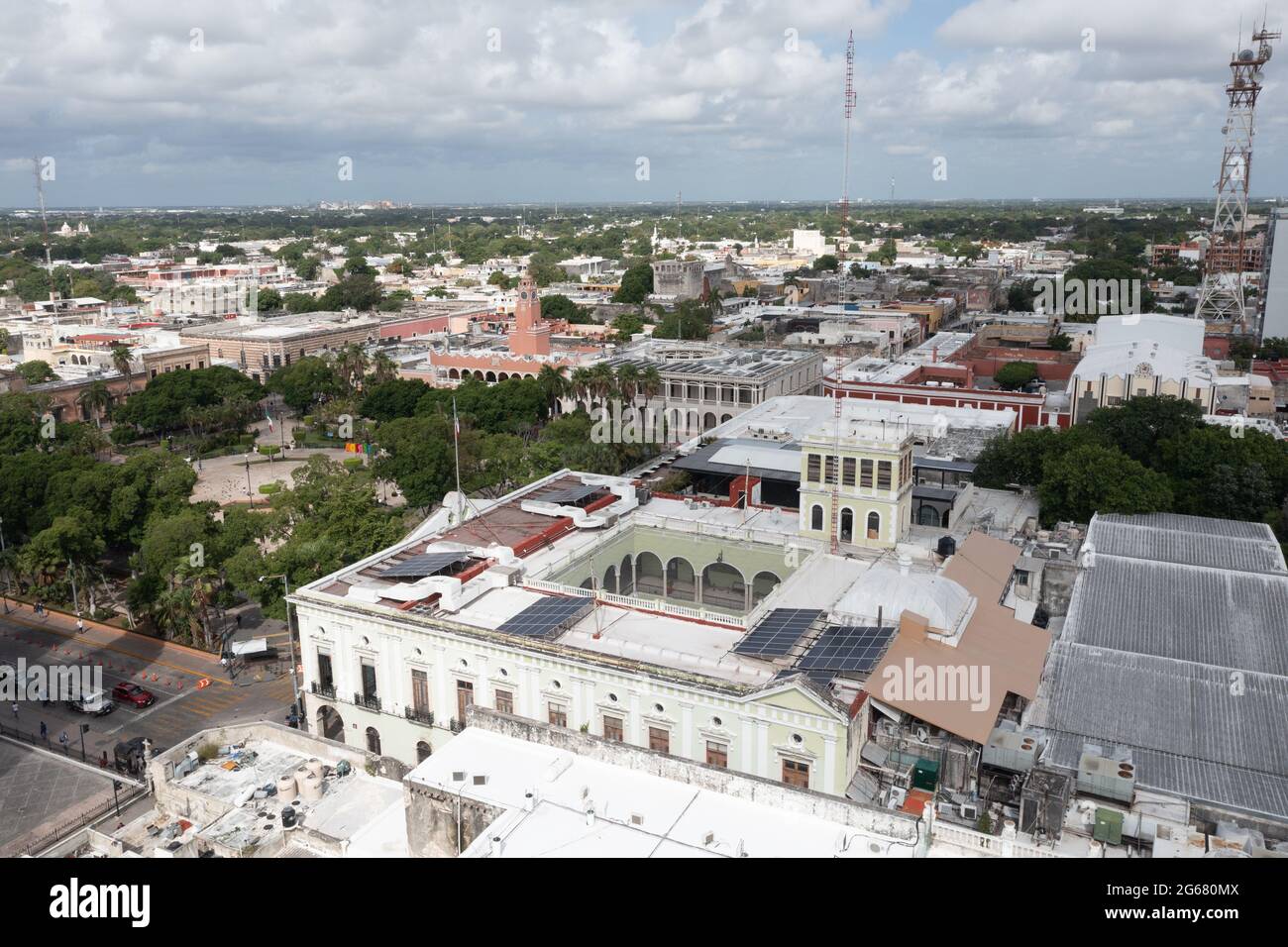 The Palace of Government (Palacio del Gobierno) in the Main Square of ...