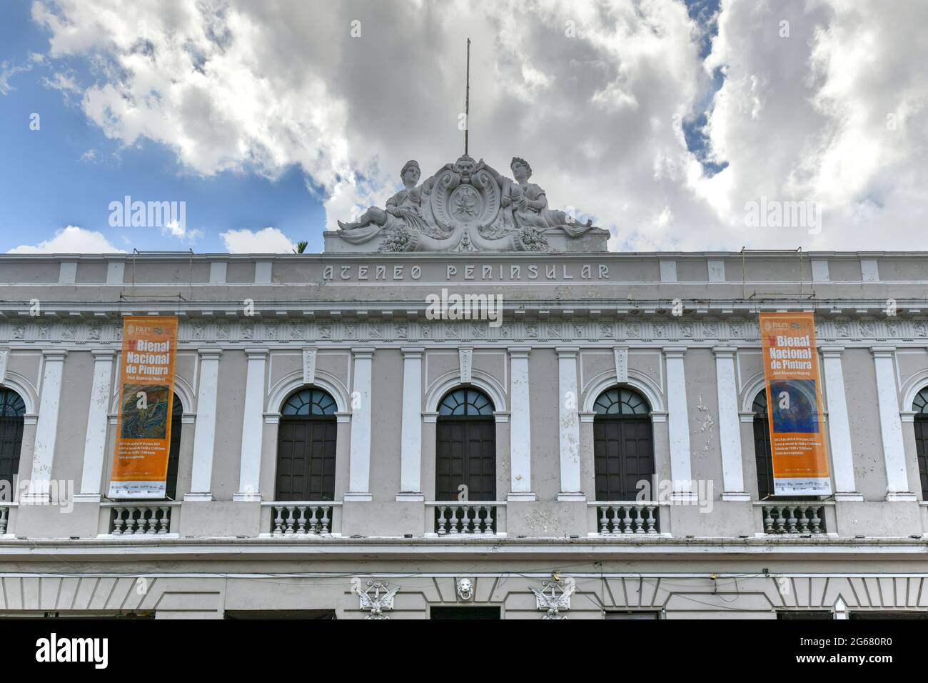 Merida, Mexico - May 25, 2021: Ateneo Peninsular, The Museum of Art in ...