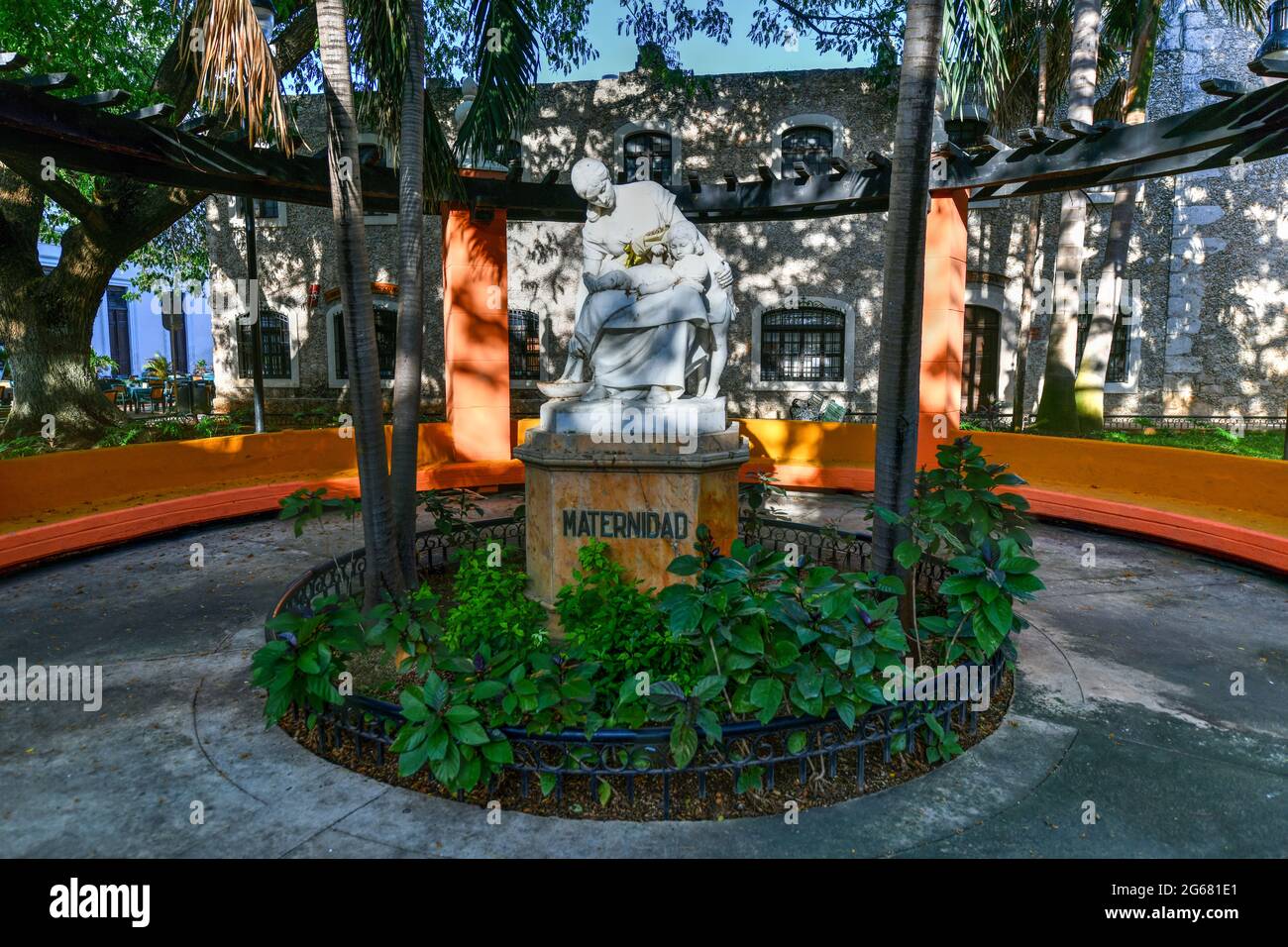 Merida, Mexico - May, 24, 2021: Monument to the Mother, which was made ...