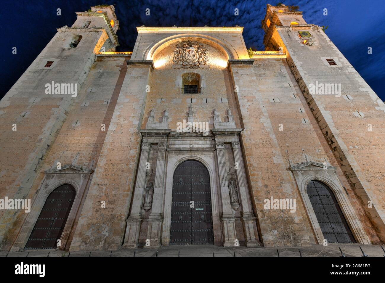 The San Ildefonso Cathedral of Merida, the first cathedral to be ...