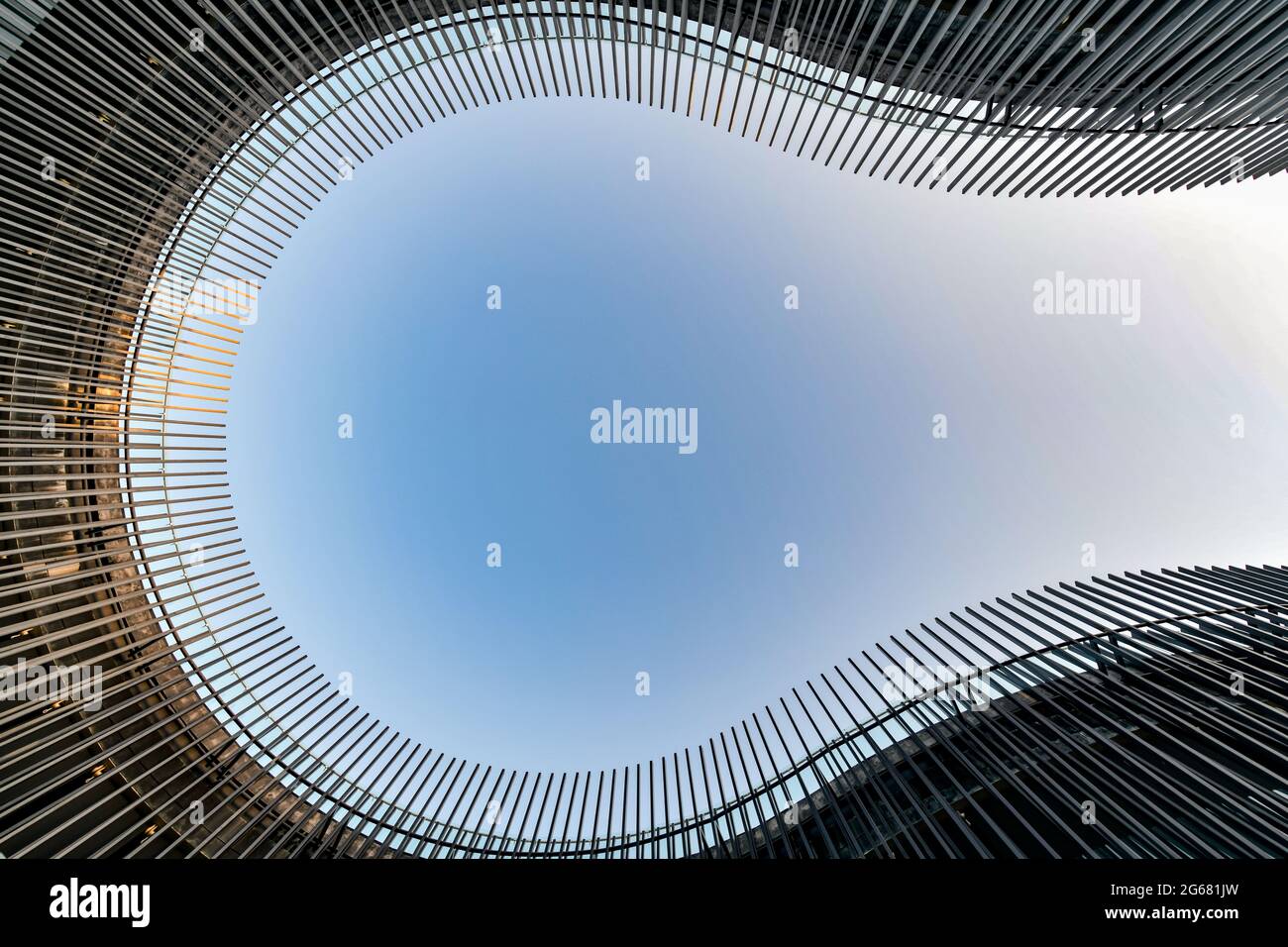 Merida, Mexico - May 24, 2021: Patio of Strings of the concert hall of ...