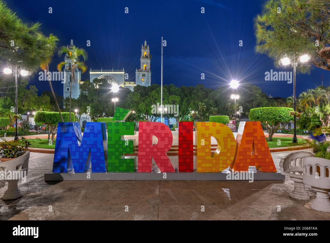 Big colorful letters representing Merida with an iconic Merida ...