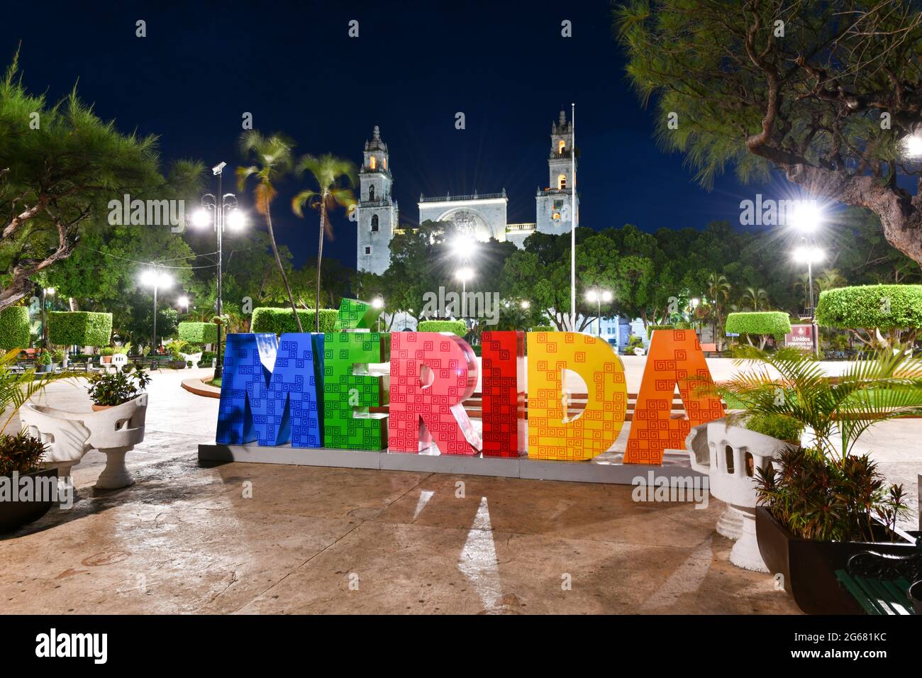 Big colorful letters representing Merida with an iconic Merida ...