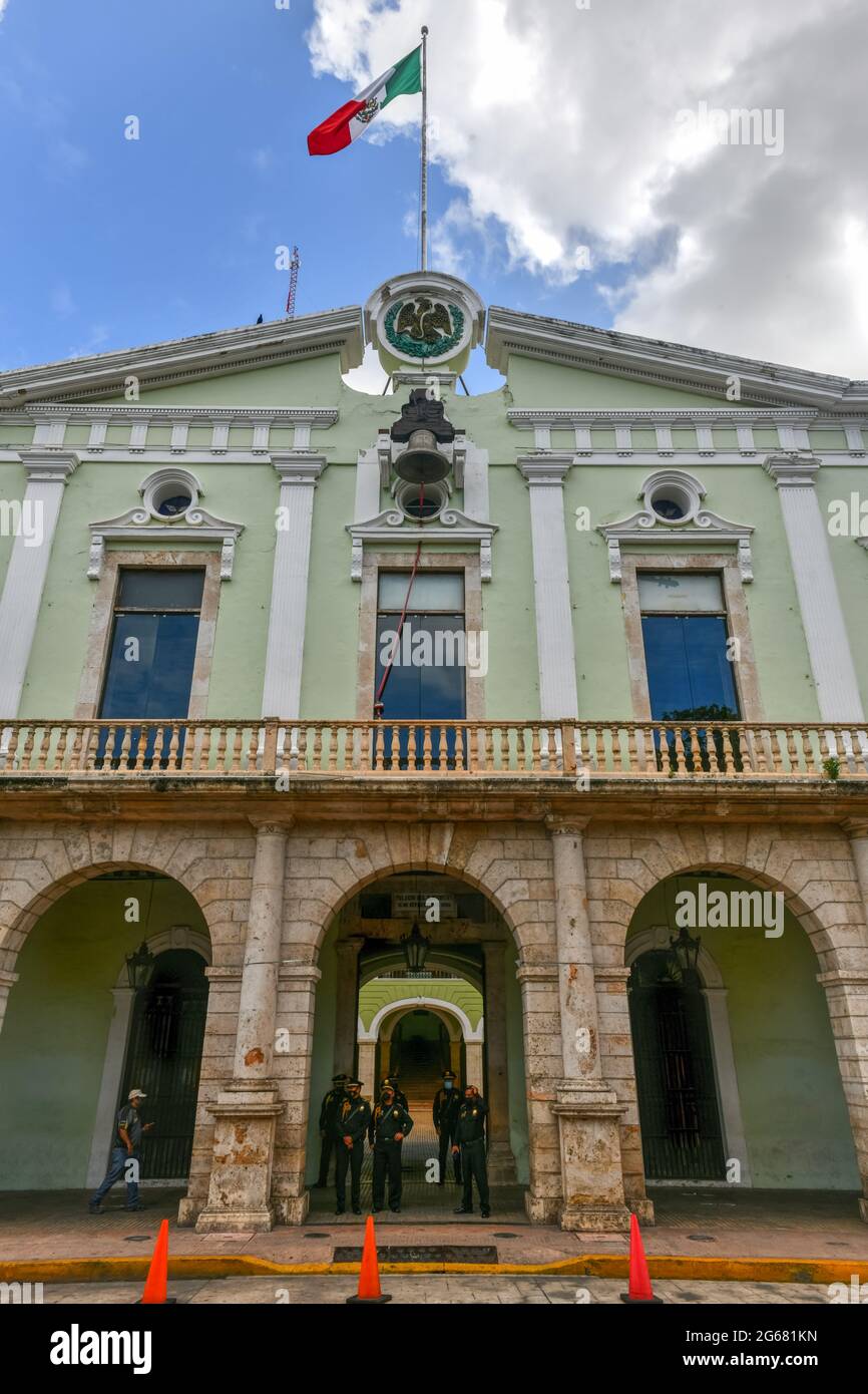 Merida, Mexico - May 24, 2021: The Palace of Government (Palacio del ...
