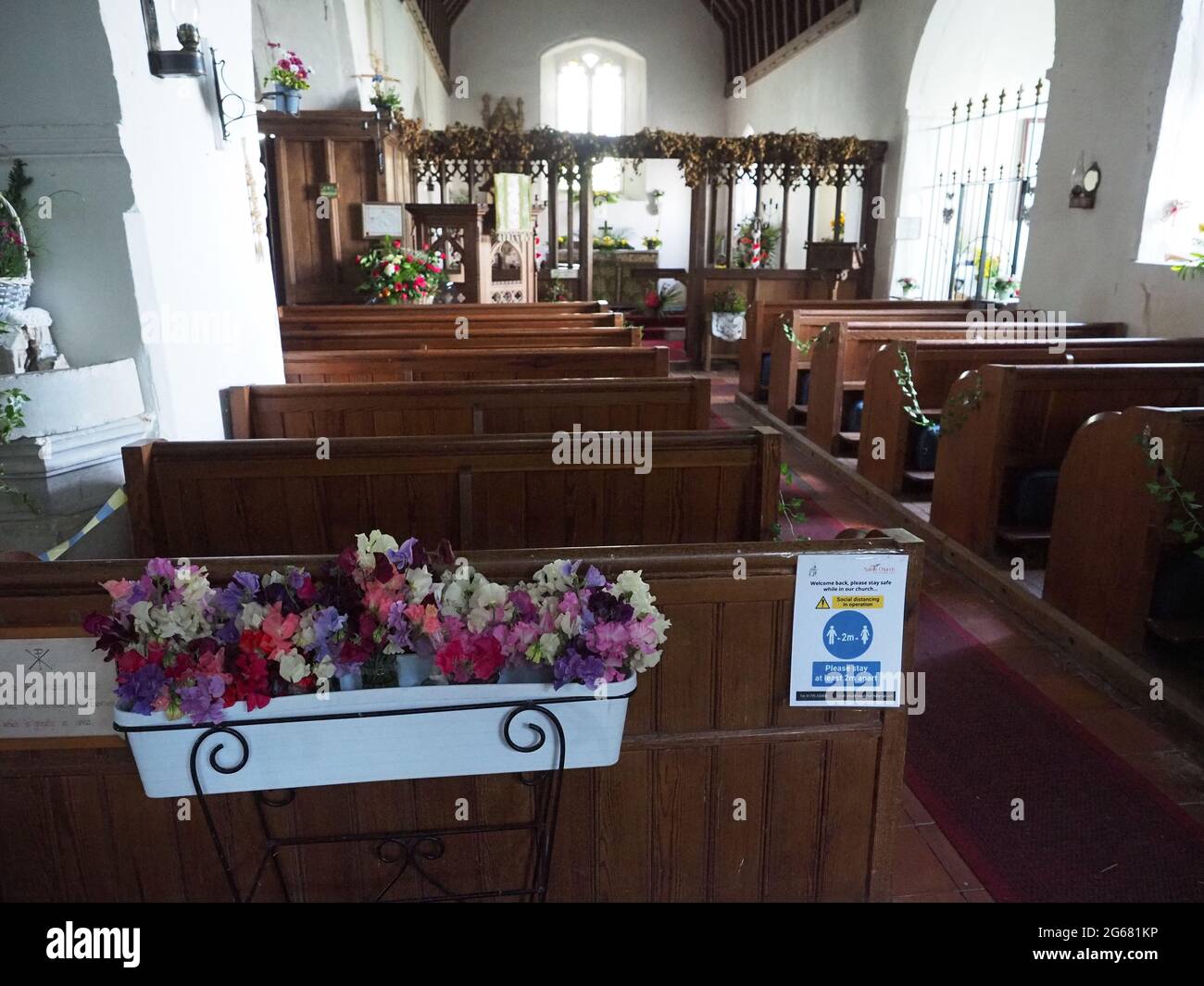 Harty, Kent, UK. 3rd July, 2021. Harty Church - St Thomas the Apostle ...