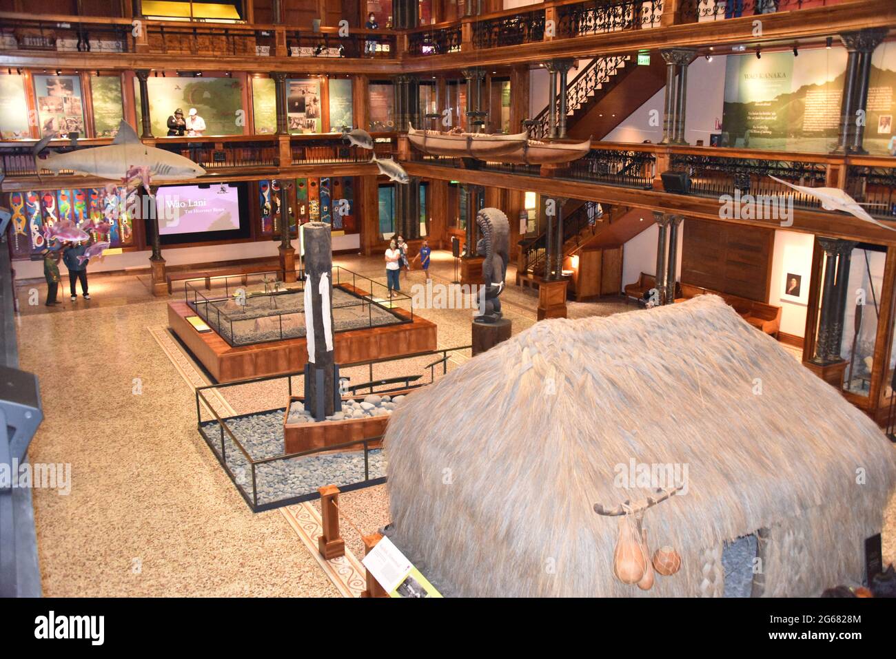 Oahu, Hawaii. U.S.A. 6/9/2021. (Ambient light/flash) Bishop Museum 1889 ...