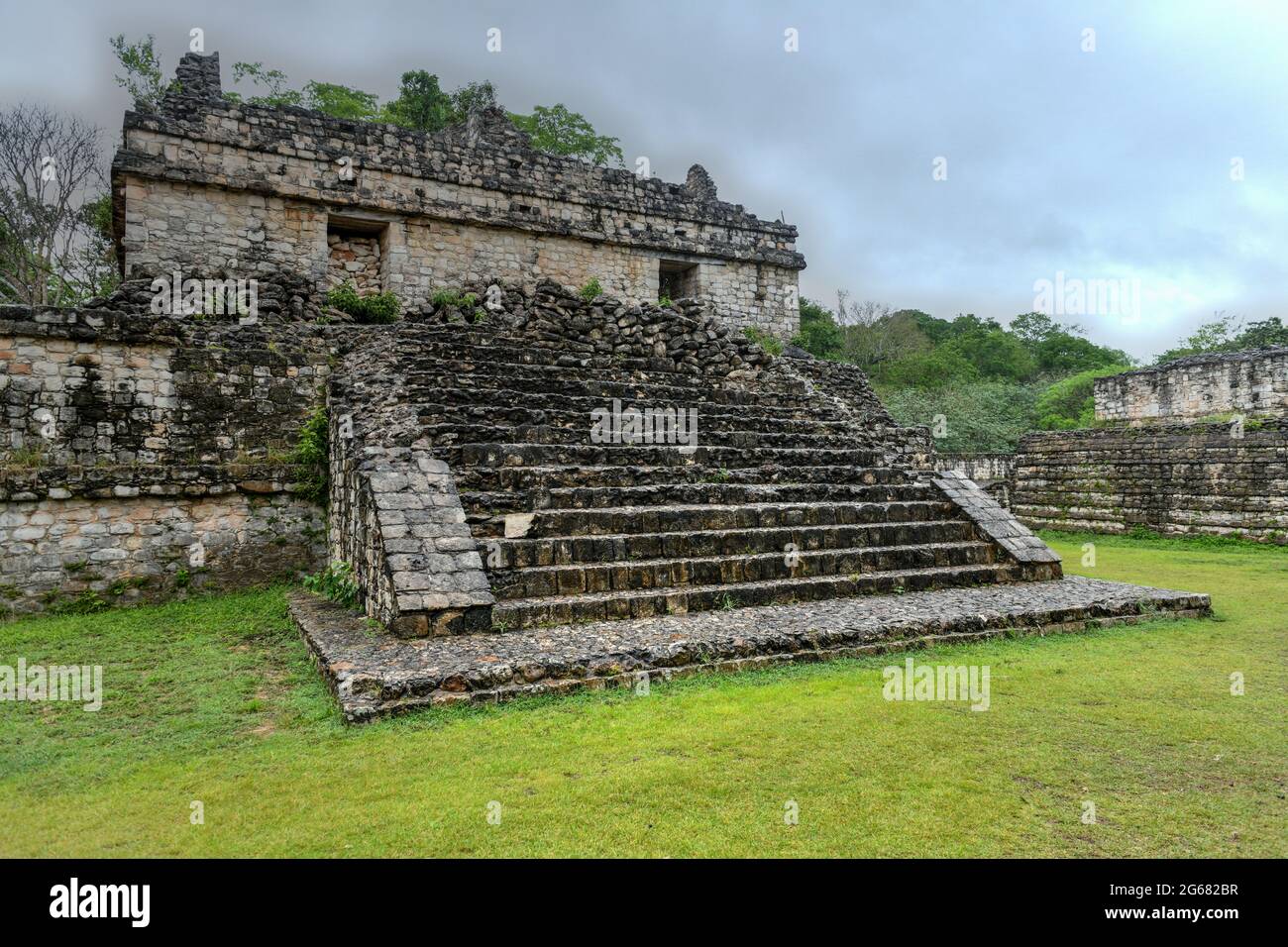 Ek Balam Mayan Archeological Site. Maya Ruins, Yucatan Peninsula ...