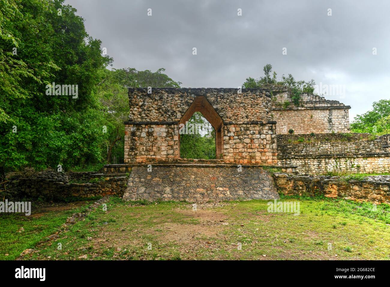 Ek Balam Mayan Archeological Site. Maya Ruins, Yucatan Peninsula ...
