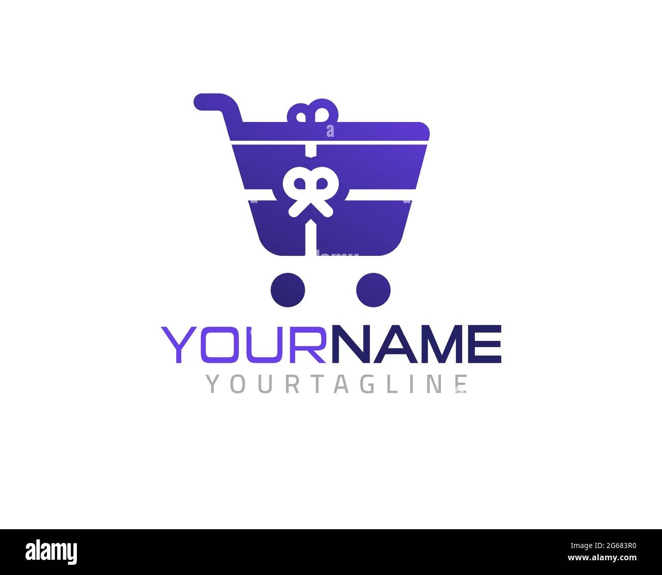 Gift Shop Logo Symbol Template Design Vector, Emblem, Design Concept ...