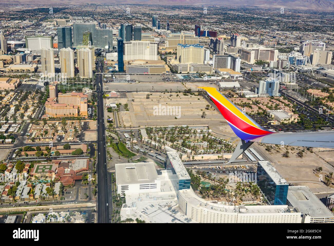 Aerial view from wing tip hi-res stock photography and images - Alamy