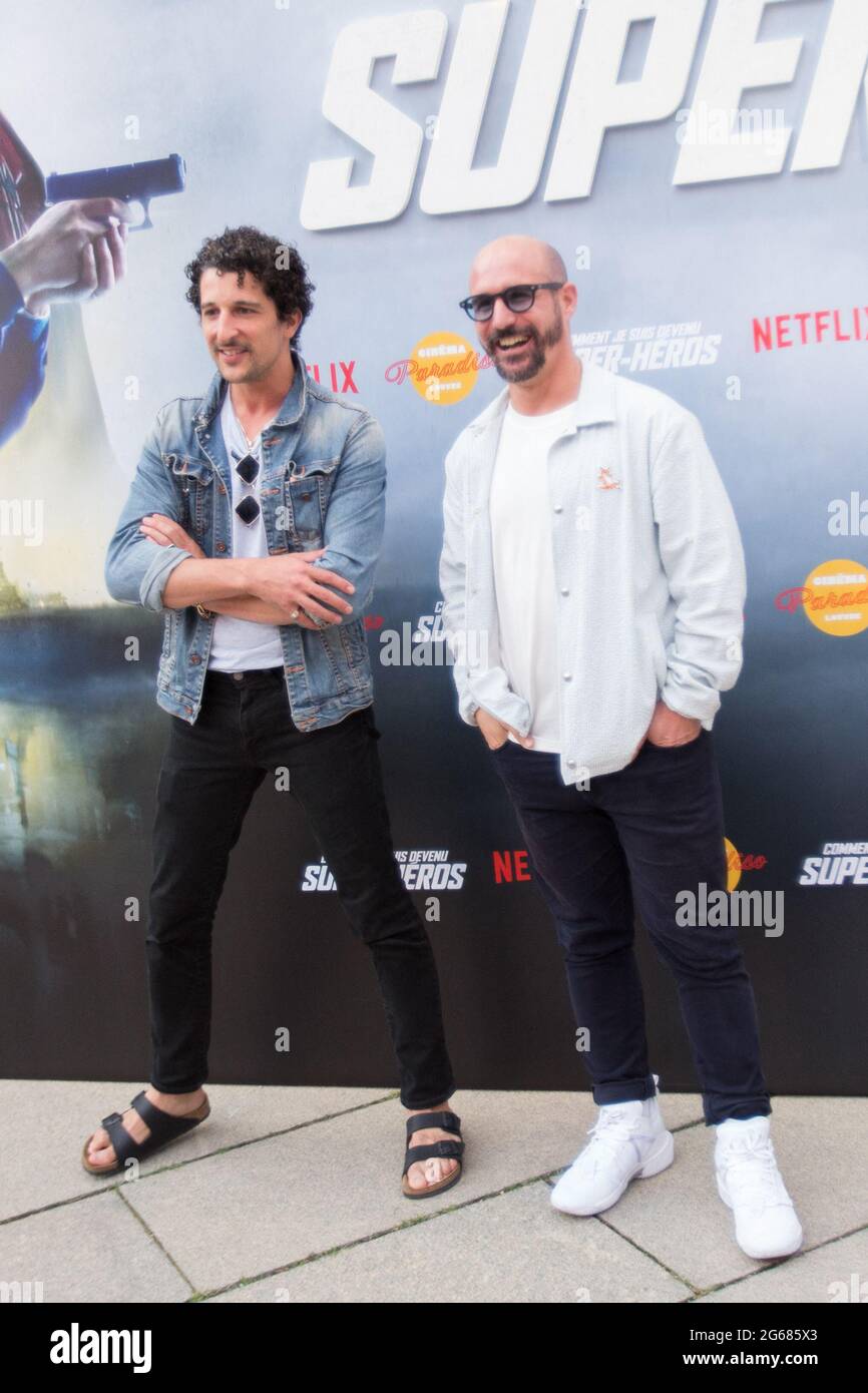 Raphael Guez and Nicolas-Bonaventure Ciattoni aka Cartmann attends ...