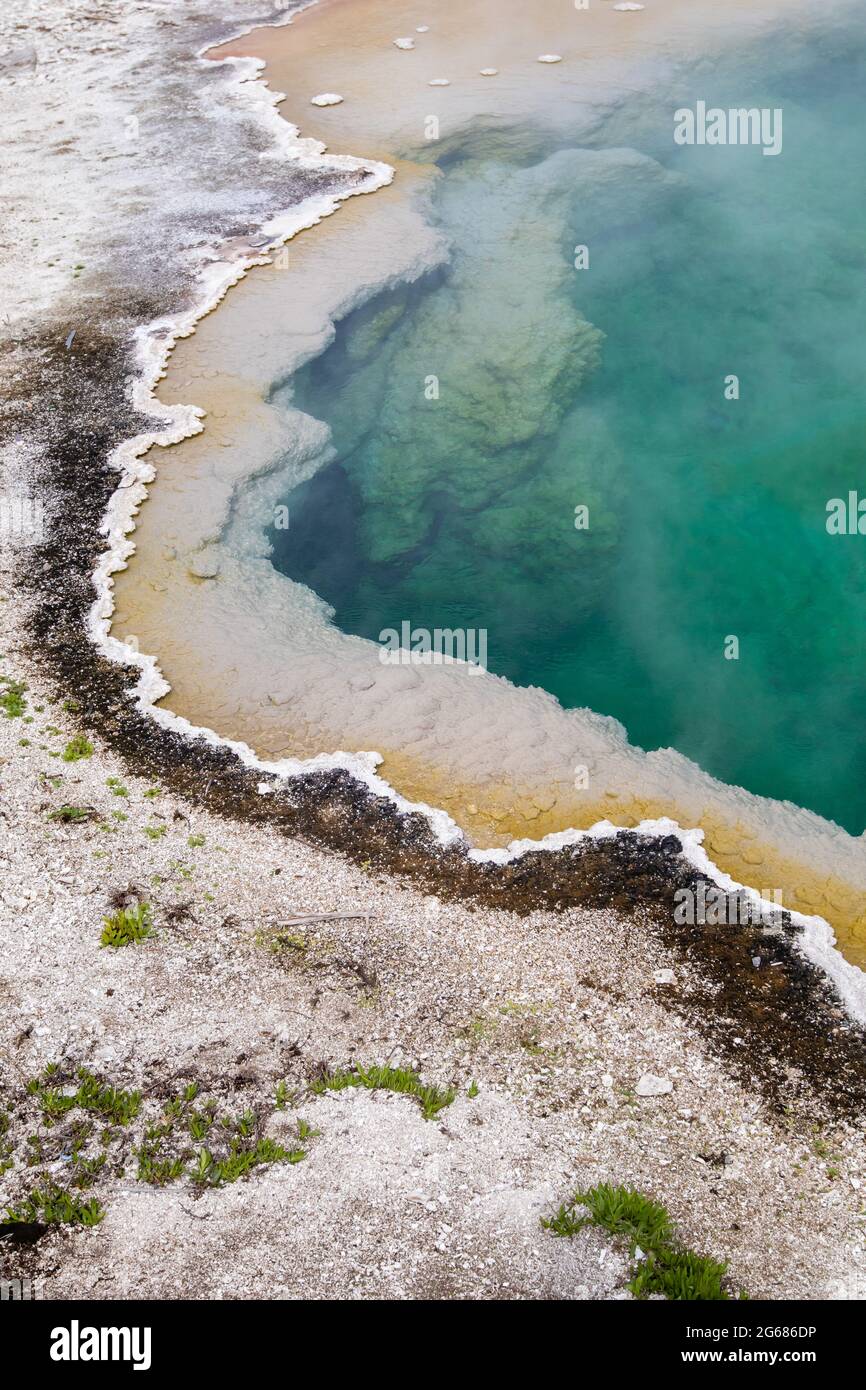 Sapphire pool yellowstone hi-res stock photography and images - Alamy