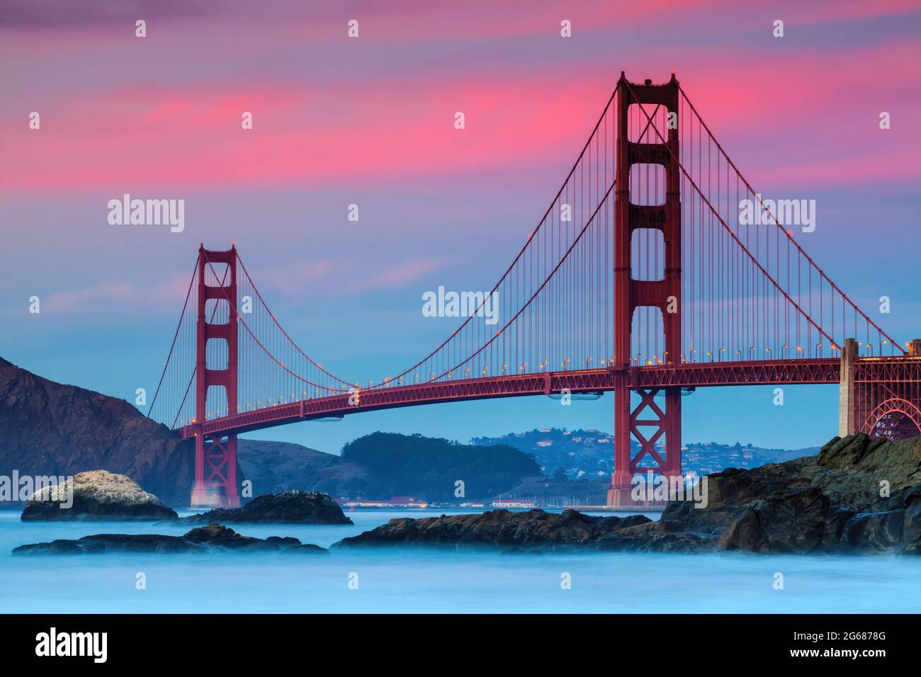 West coast sunset hi-res stock photography and images - Alamy