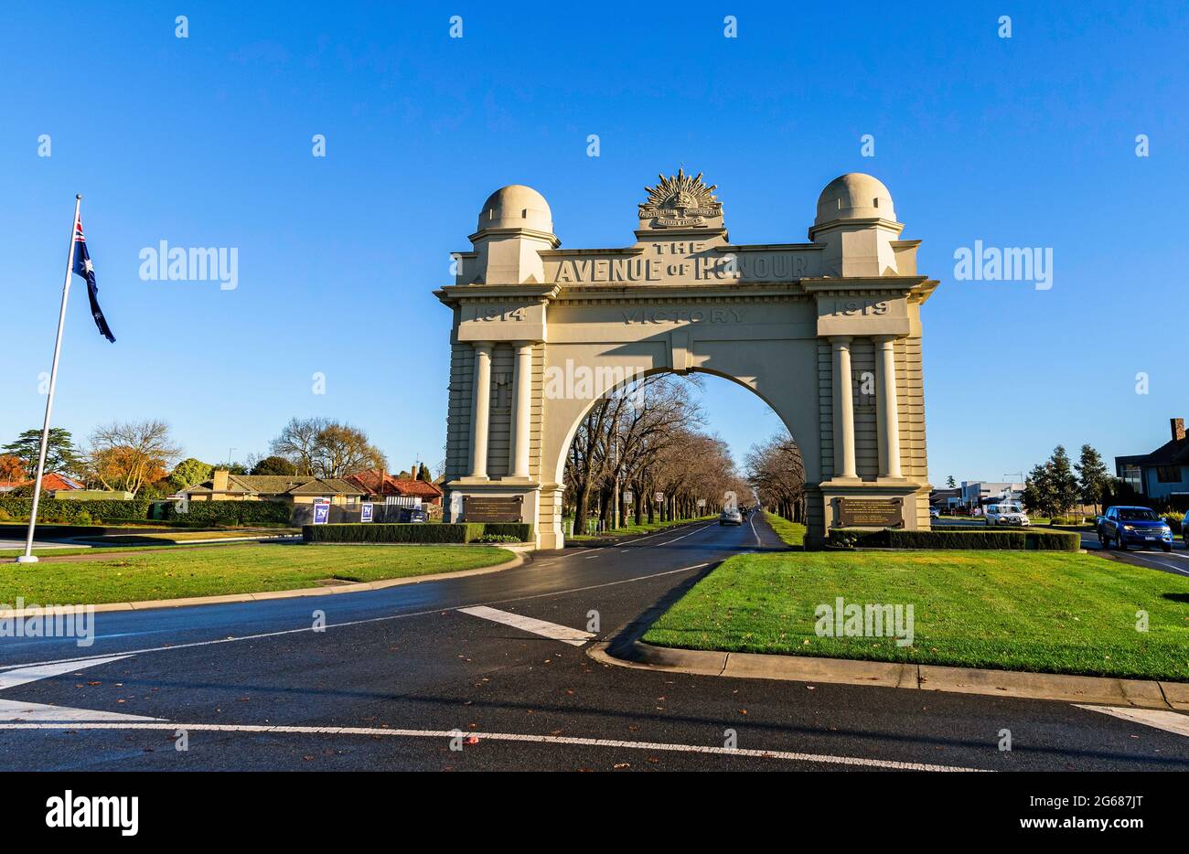Arch Of Victory, Ballarat,Victoria,Australia Stock Photo - Alamy