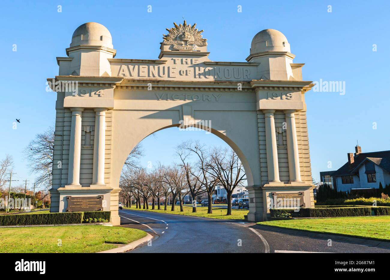 Arch Of Victory, Ballarat,Victoria,Australia Stock Photo - Alamy