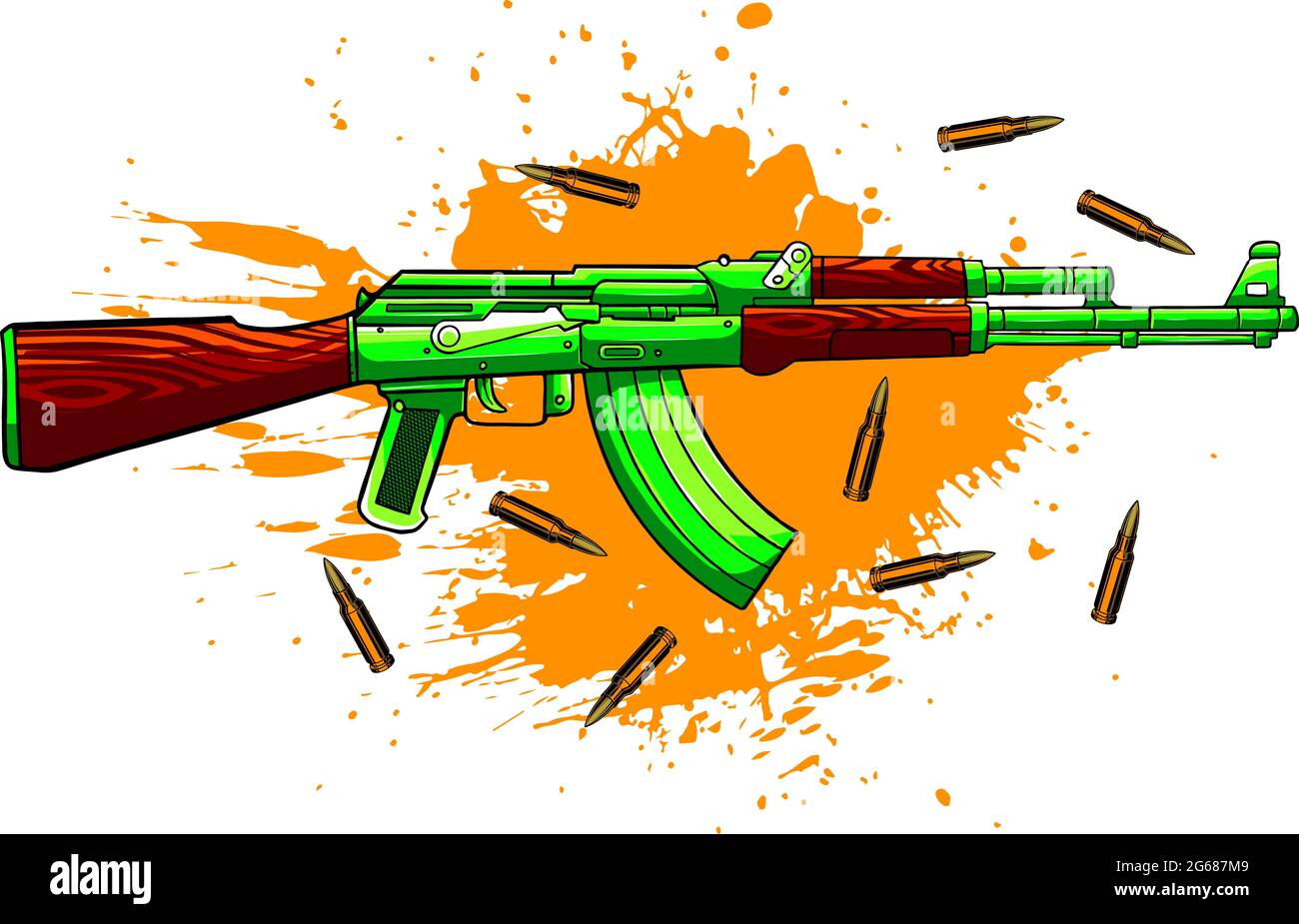 Ak 47 Bullet Art