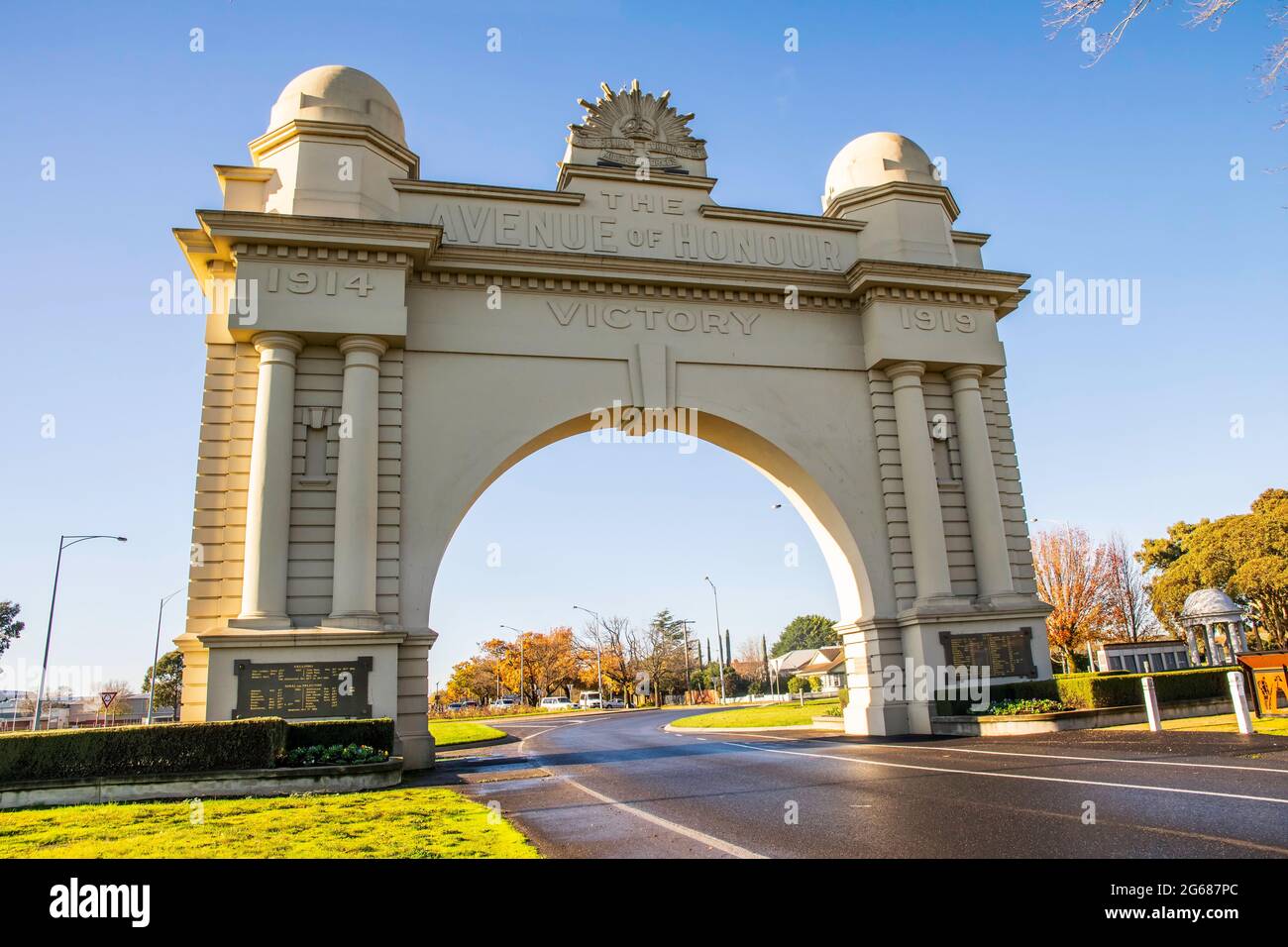 Arch Of Victory, Ballarat,Victoria,Australia Stock Photo - Alamy
