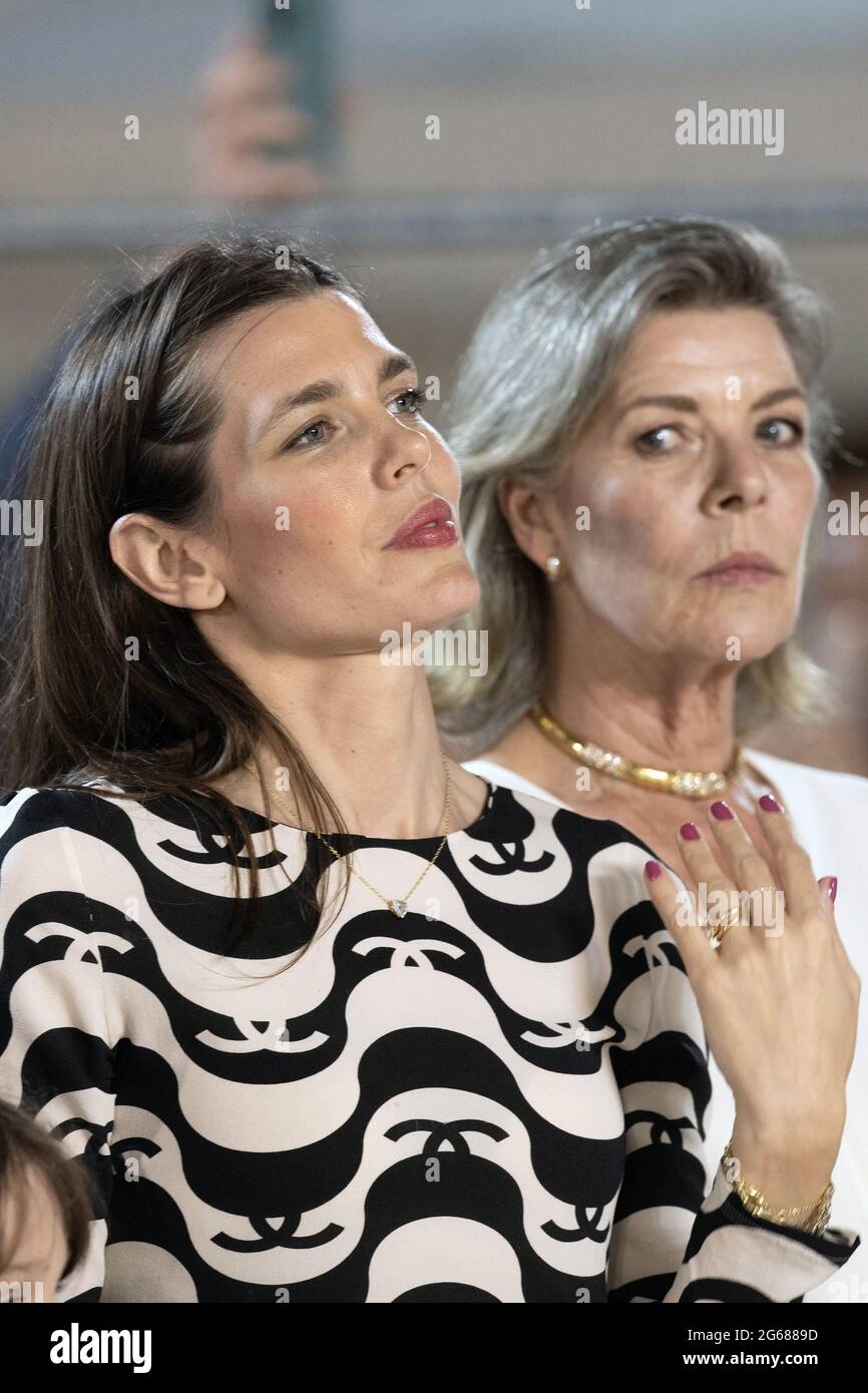 Princess Caroline of Hanover and Charlotte Casiraghi attend the 15th ...