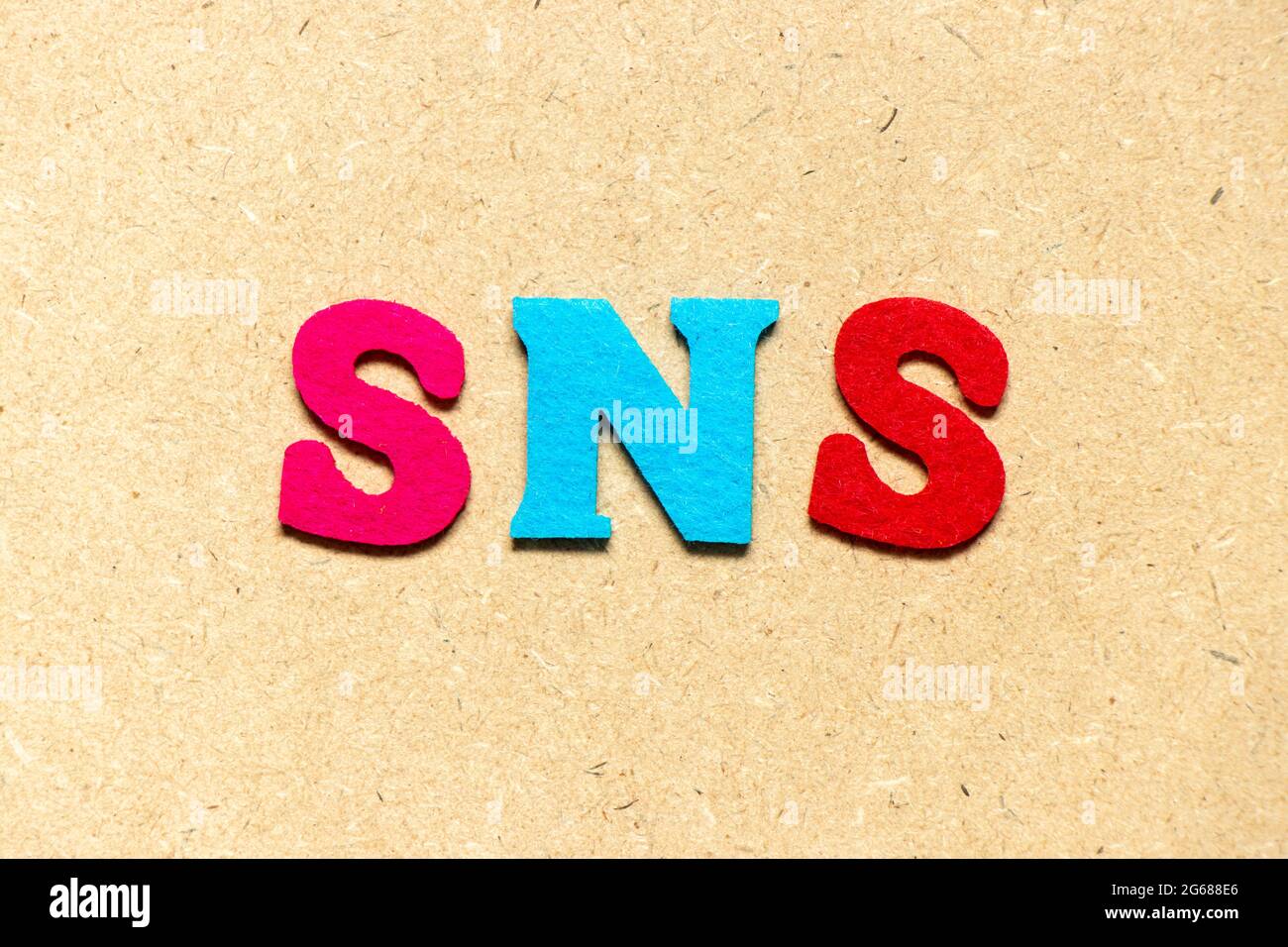 Sns alphabet hi-res stock photography and images - Alamy
