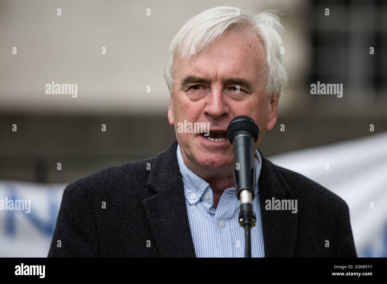 London, UK. 3rd July, 2021. John McDonnell, Labour MP for Hayes and ...