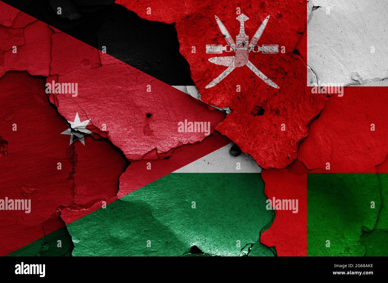 Oman Jordan Flag High Resolution Stock Photography and Images - Alamy