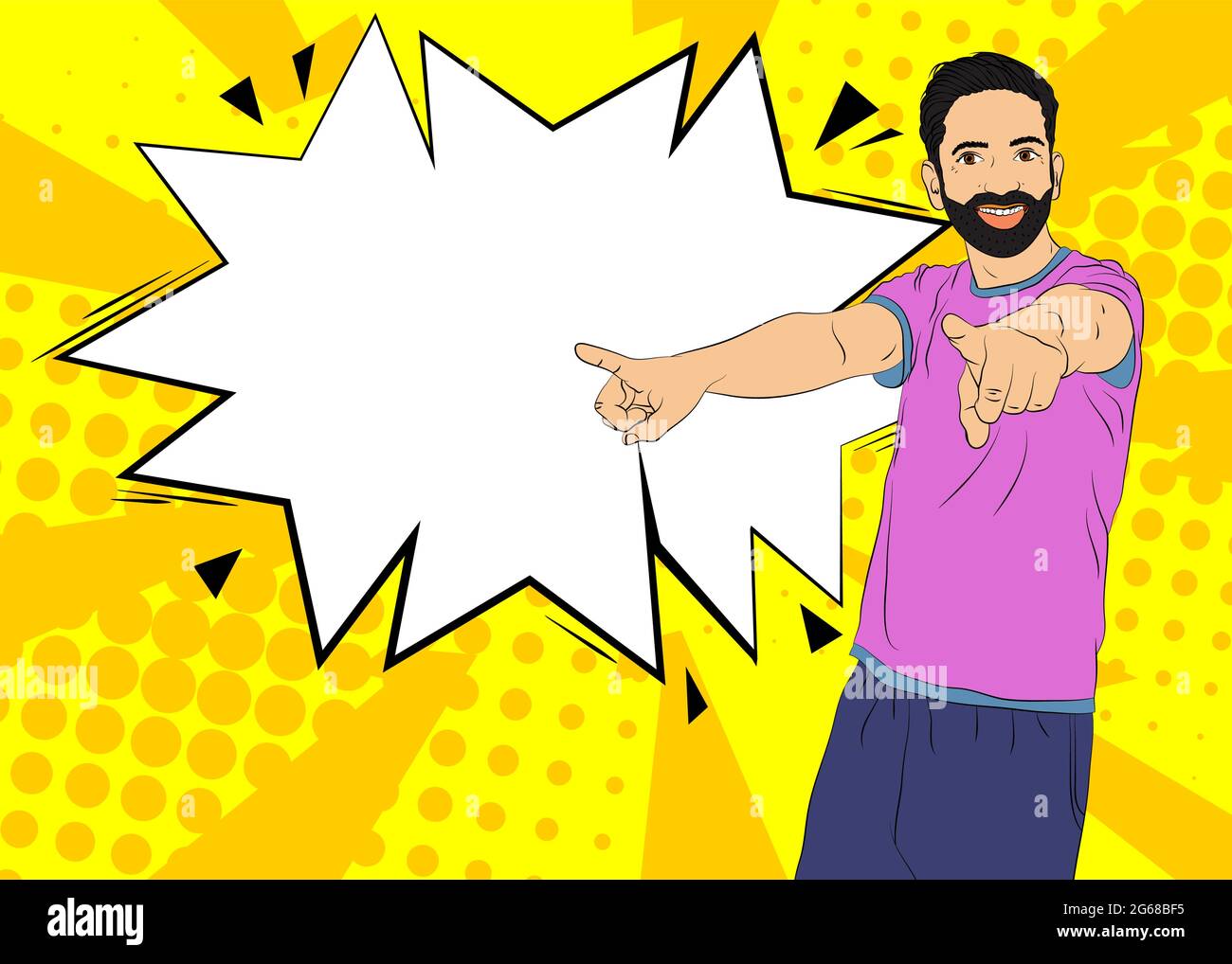 Man in jeans and t shirt Stock Vector Images - Alamy