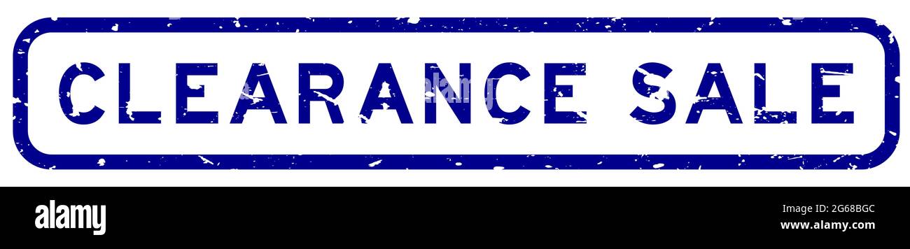 Grunge blue clearance sale word square rubber seal stamp on white ...
