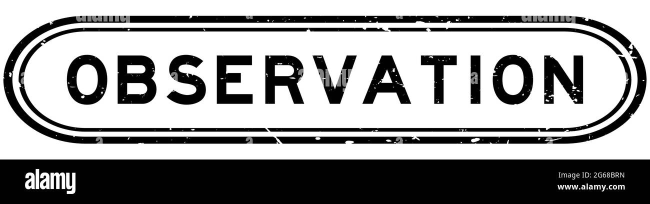 Observation stamp Black and White Stock Photos & Images - Alamy