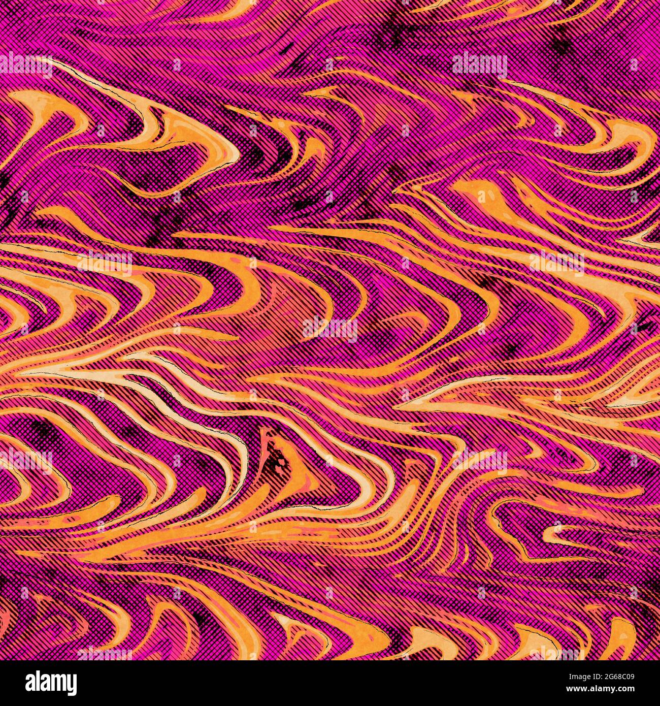 Seamless bright vivid pink and yellow pattern swatch for print Stock ...