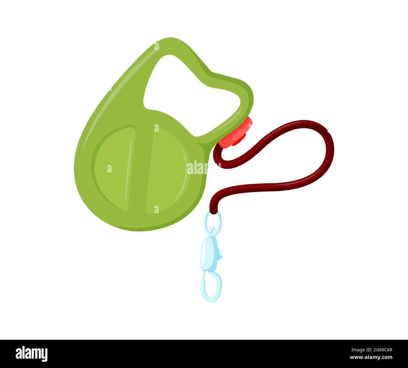Retractable dog leash Stock Vector Images - Alamy
