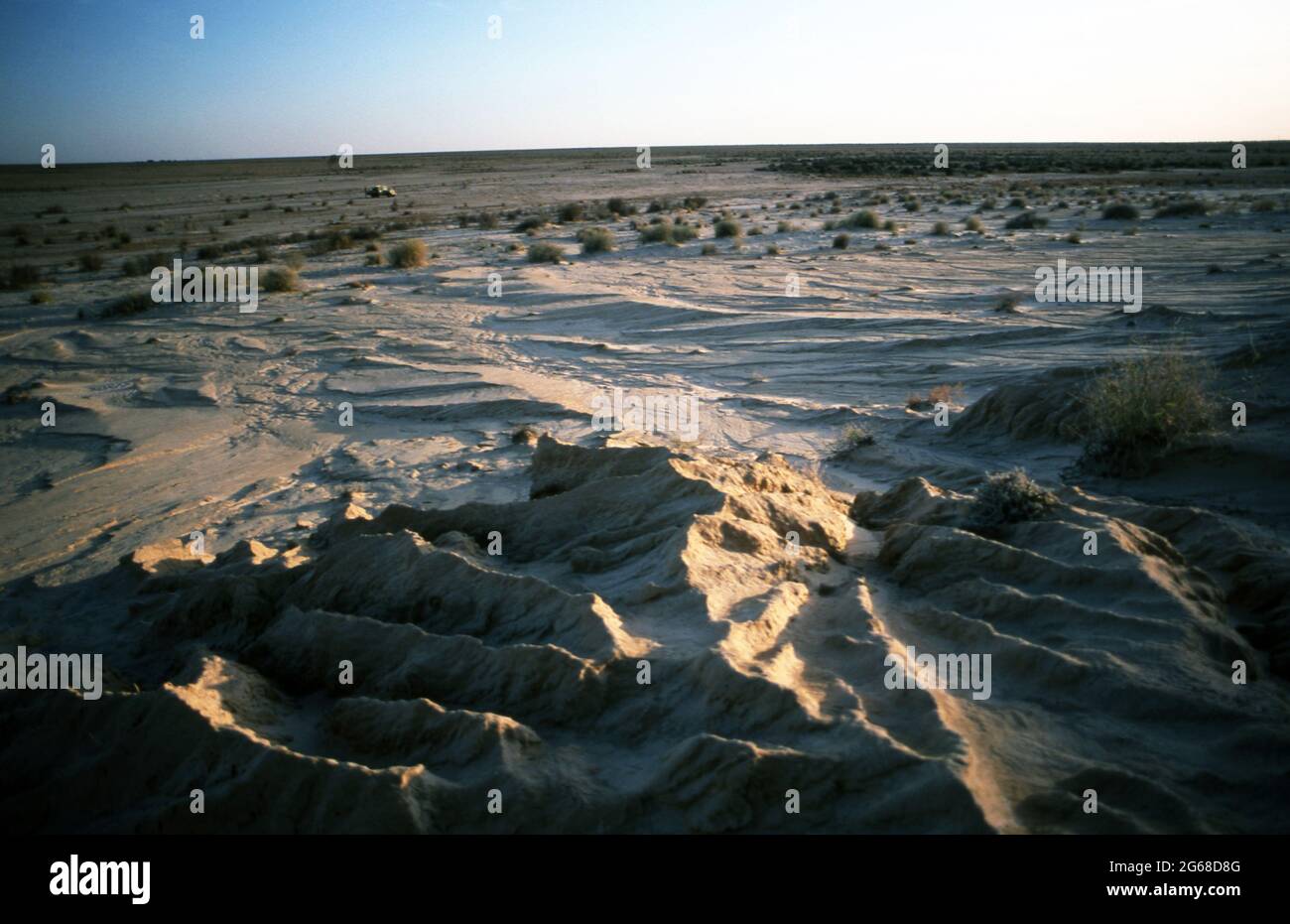 THE VAST EXPANSE OF THE SIMPSON DESERT, CENTRAL AUSTRALIA Stock Photo ...