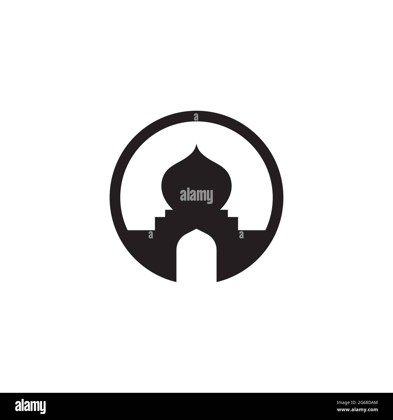 Mosque symbol icon vector Illustration design template Stock Vector ...