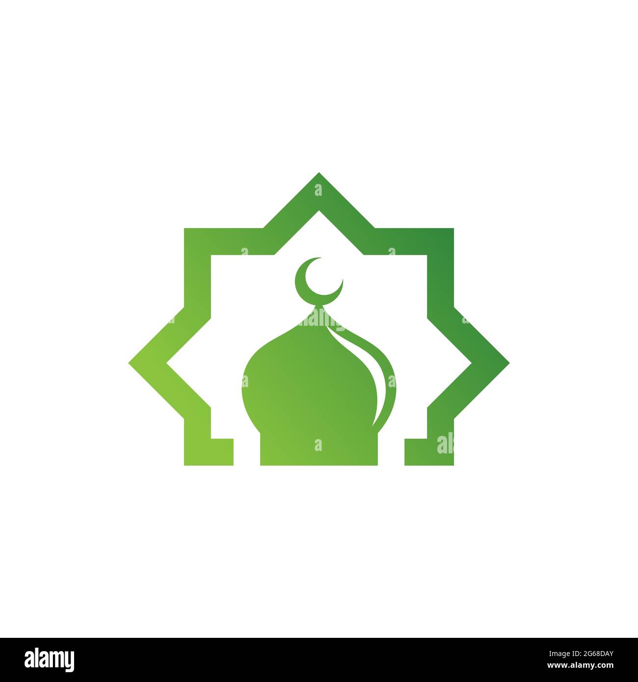 Mosque symbol icon vector Illustration design template Stock Vector ...