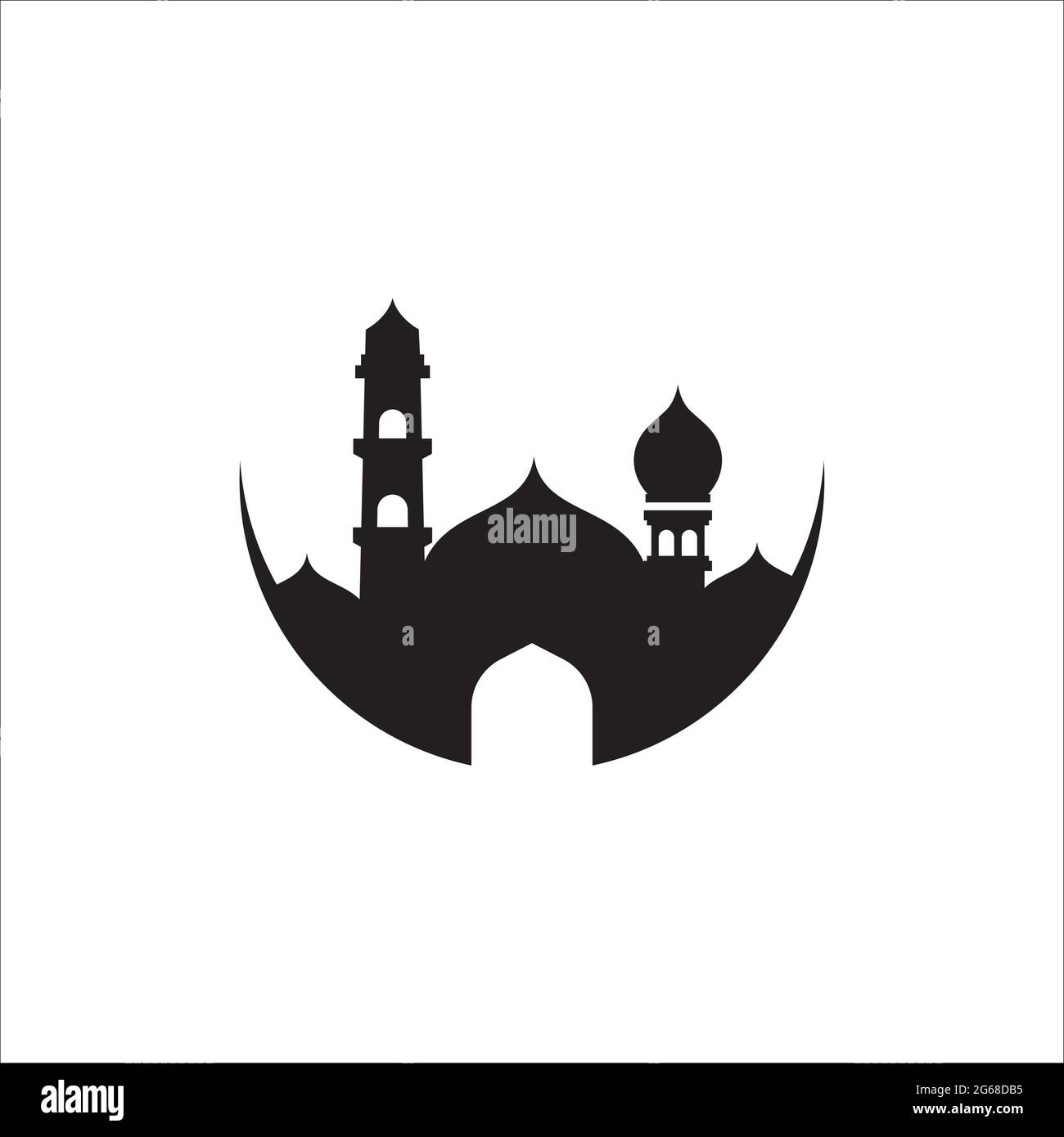 Mosque symbol icon vector Illustration design template Stock Vector ...